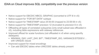 IBM World of Watson 2016 - DB2 Analytics Accelerator on Cloud | PPT