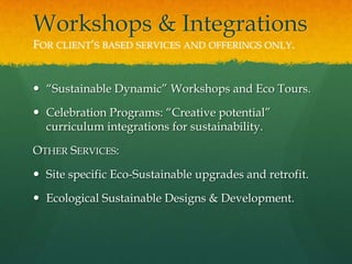 WowBali's Regenerative & Sustainable Development | PPT