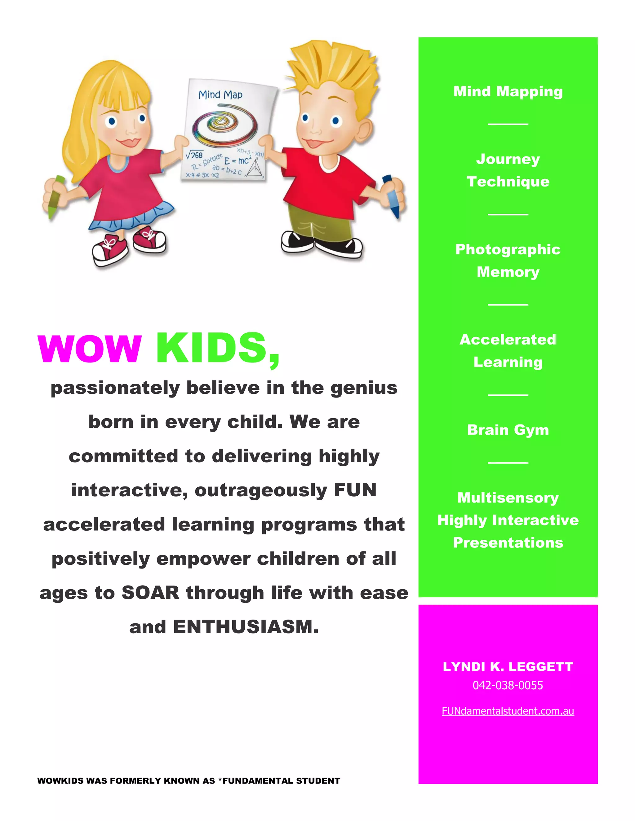 Wow brochure | PDF