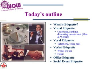 WOW - Business Etiquette | PPT