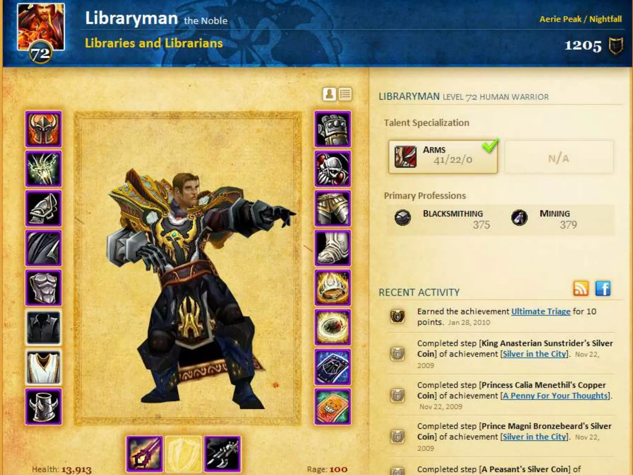 World of Warcraft Computers in Libraries 2010 | PPTX