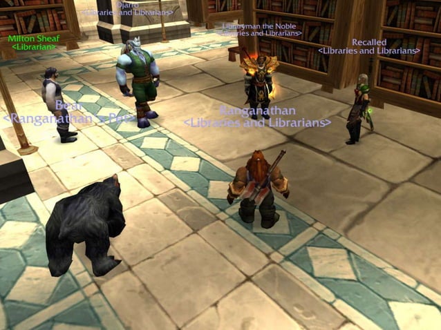 World of Warcraft Computers in Libraries 2010 | PPTX