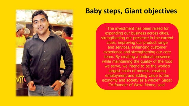 Wow MOMO- Profiling India's most successful MOMO chain | PPTX