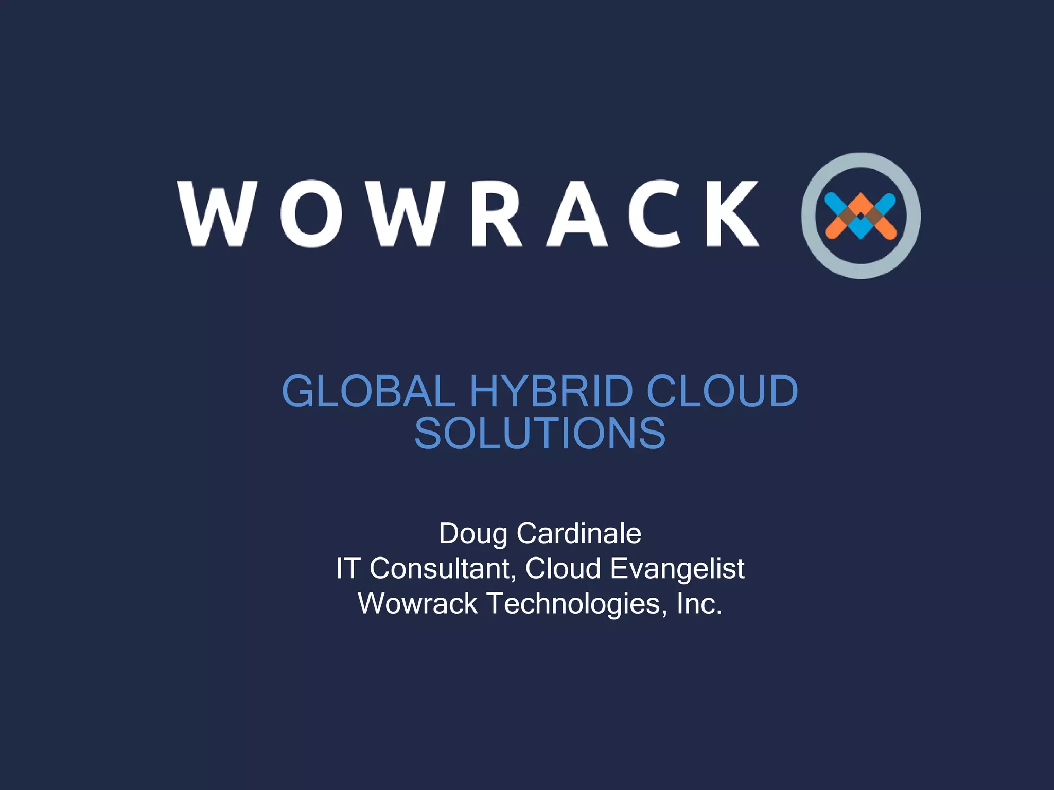 Wowrack Cloud Services | PPT