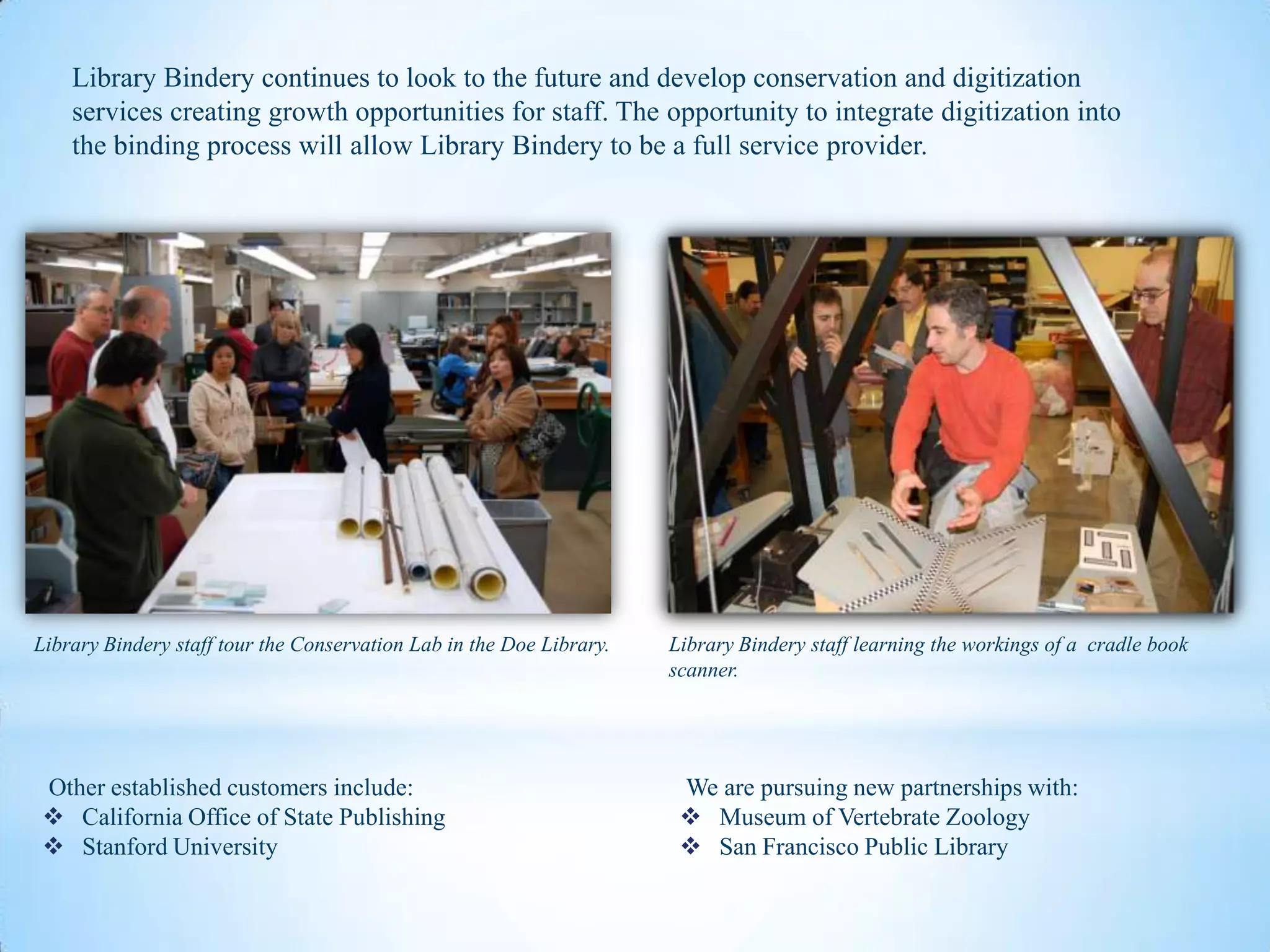 WOW Showcase - UC Berkeley Library Bindery | PPT