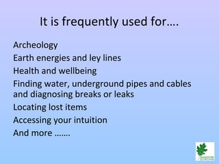 Introduction to Dowsing | ODP