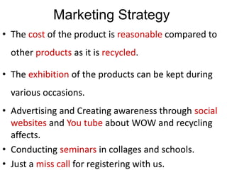 WOW (Wealth Out of Waste) Business Plan | PPTX