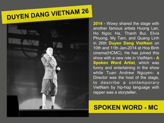 Wowy Rapper Profile Vietnam Hiphop | PPT