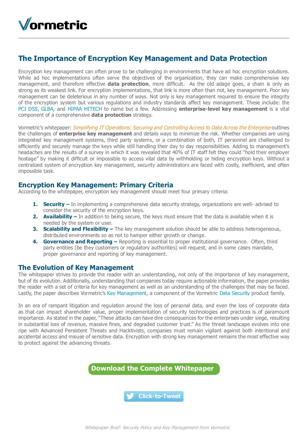 Security Policy and Key Management: Centrally Manage Encryption Keys ...