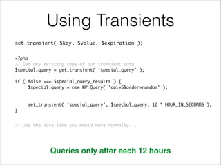 Caching in WordPress | PPT
