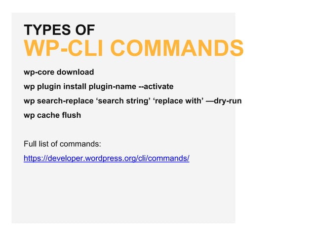 Installing WP-CLI locally | PPT