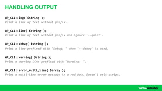 WP-CLI: Command and Conquer! | PDF | Programming Languages | Computing