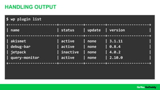 WP-CLI: Command and Conquer! | PDF | Programming Languages | Computing