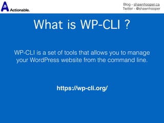Save Time By Manging WordPress from the Command Line | PDF | Operating Systems | Computer ...