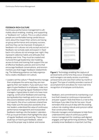 Getting People to Talk : Creating a Culture of Continuous Performance Management | PDF