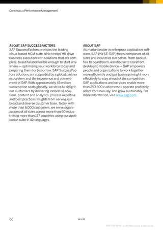 Getting People to Talk : Creating a Culture of Continuous Performance ...