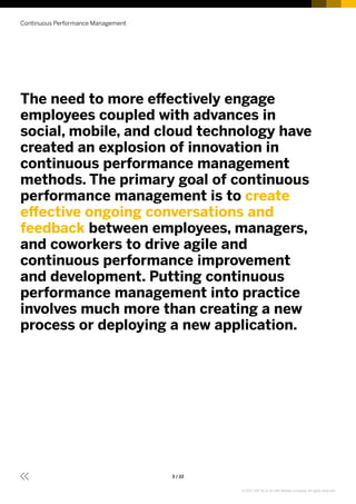 Getting People to Talk : Creating a Culture of Continuous Performance ...