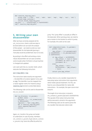 ESET’s guide to deobfuscating and devirtualizing FinFisher | PDF