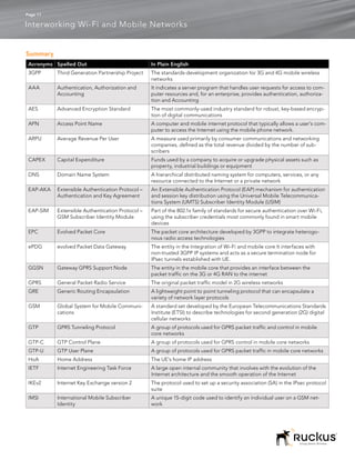 Interworking Wi-Fi and mobile networks | PDF