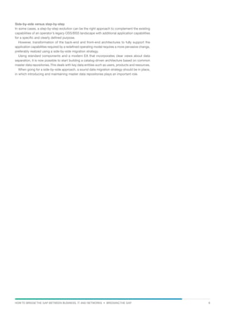 White Paper: How to bridge the gap between business, IT and networks ...