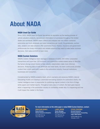 Vehicle Equity - Managing The Risk Ahead | PDF