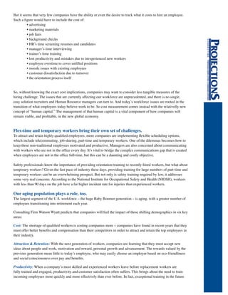 Projections- Employee Orientation | PDF | Resume Writing and Advice ...