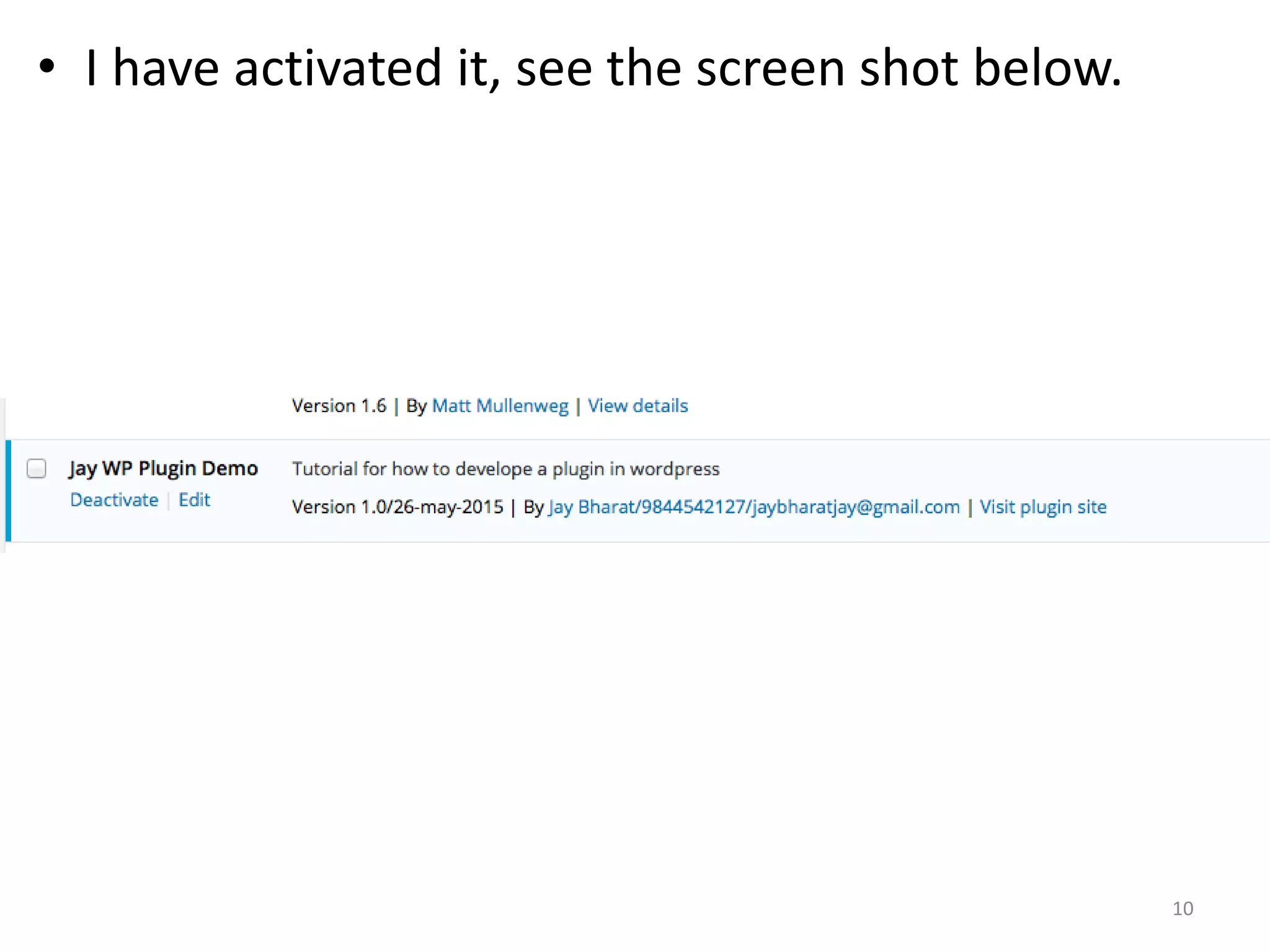 How to develope plugin in wordpress: 6 simple steps. | PPT