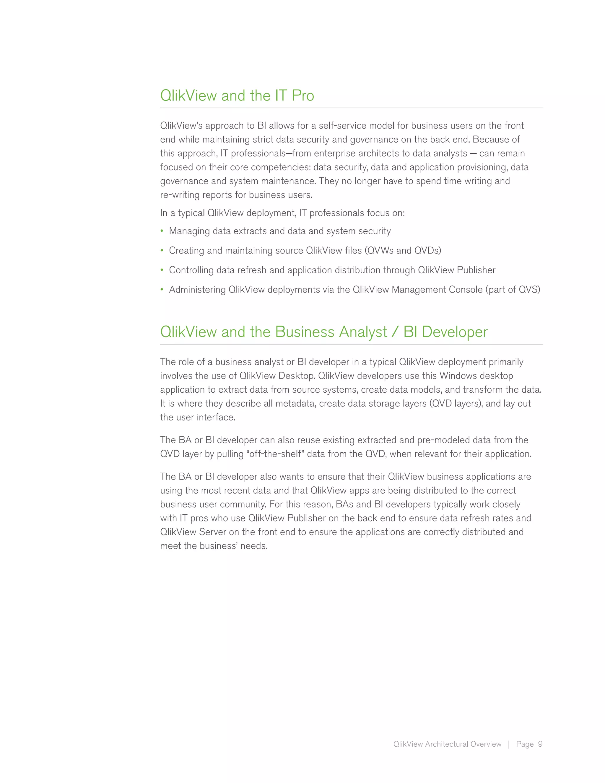 QlikView Architecture Overview | PDF | Search | Internet