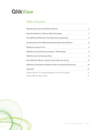 QlikView Architecture Overview | PDF | Search | Internet