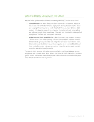 Qlikview in the cloud (en) | PDF