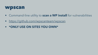 WordPress Security Basics | PPT | Free Download