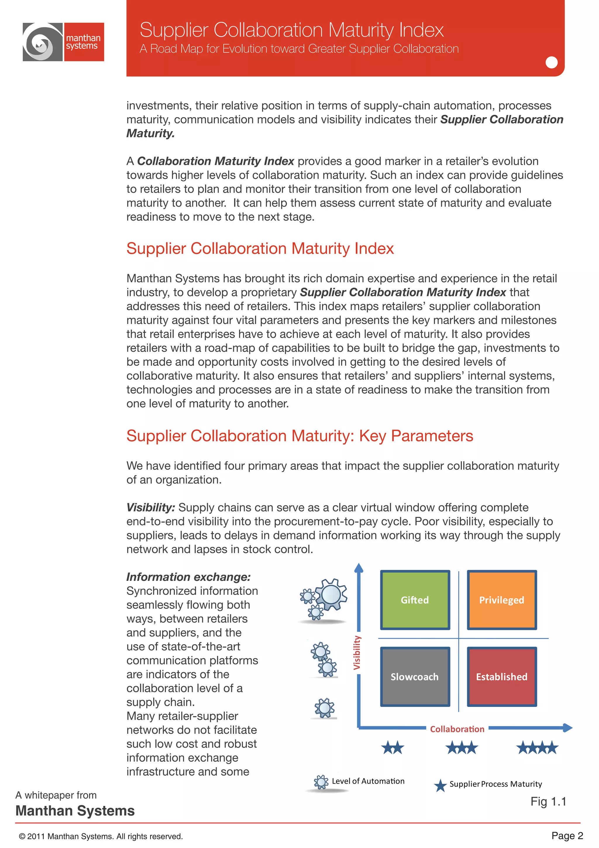 Whitepaper: Supplier Collaboration Maturity Index - A Road Map for ...