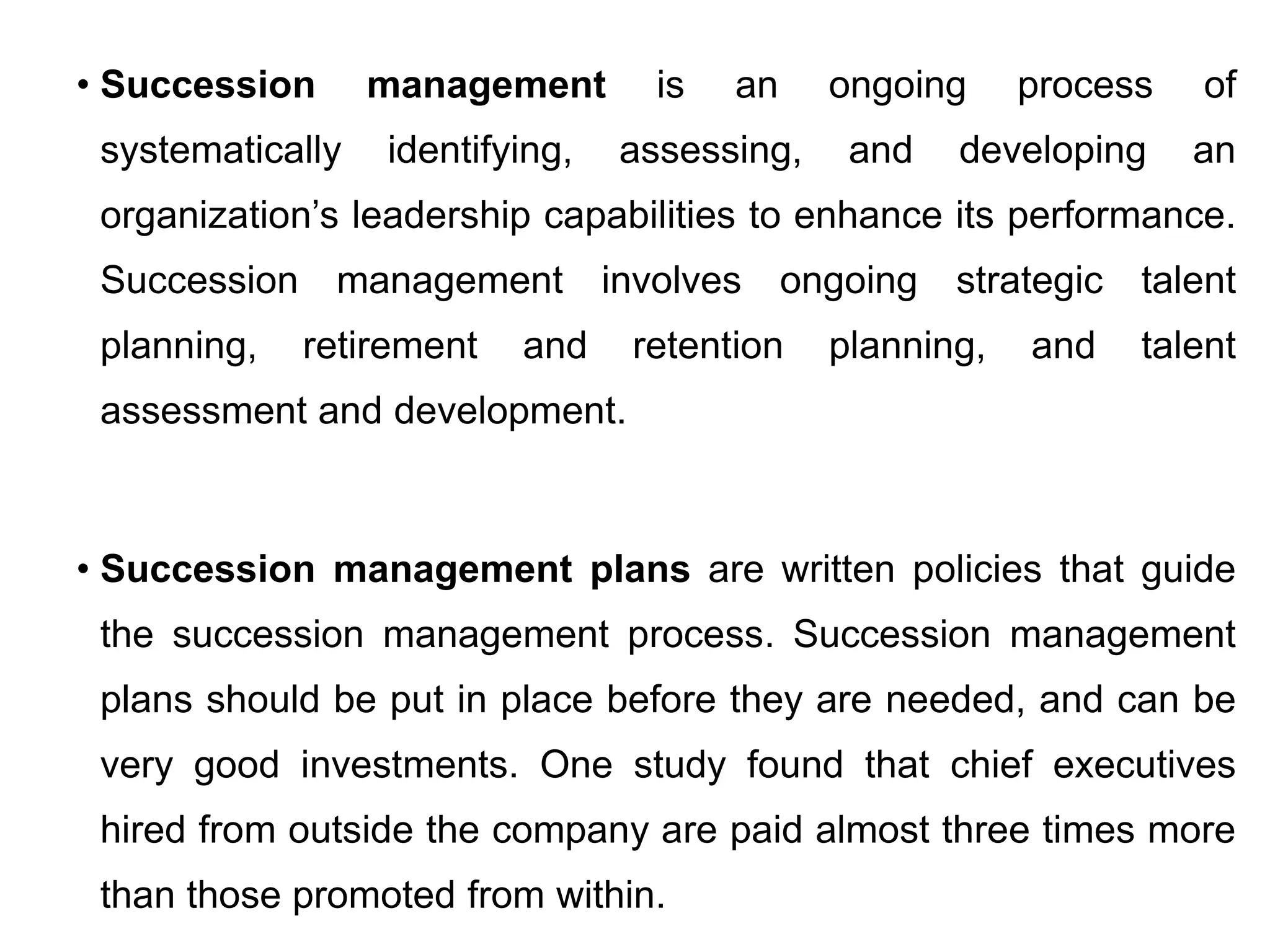 Succession Planning , objectives and steps | PPTX