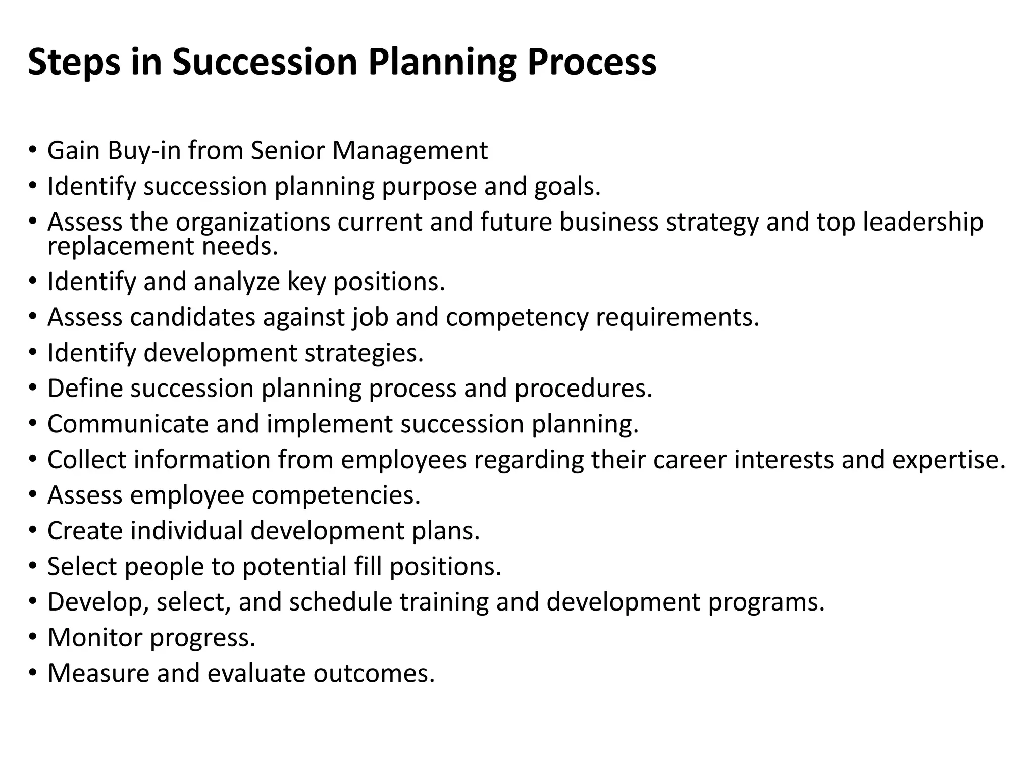 Succession Planning , objectives and steps | PPTX