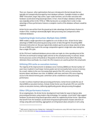 Actian Vector Whitepaper | PDF