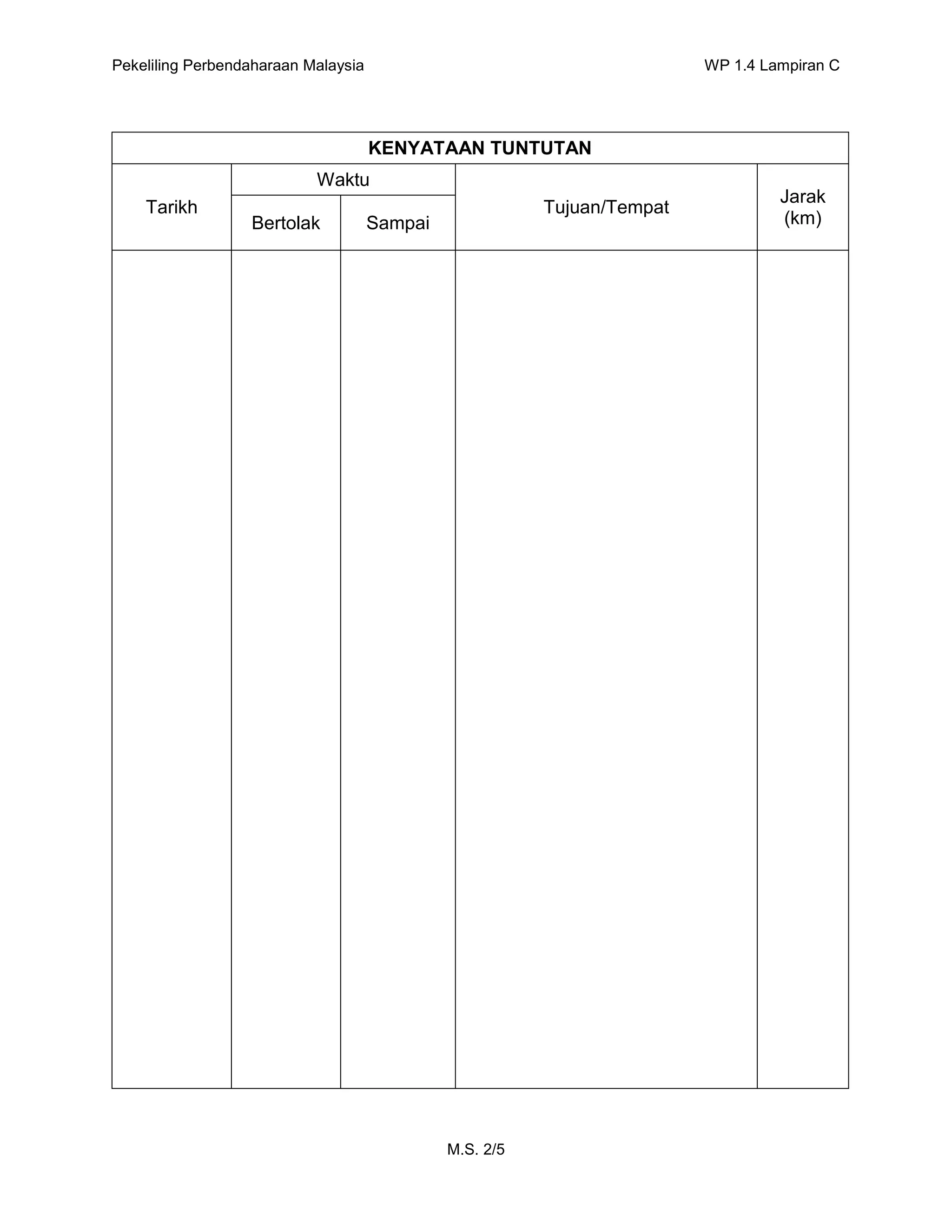 WP 1.4: Elaun bayaran anggota perkhidmatan awam | PDF