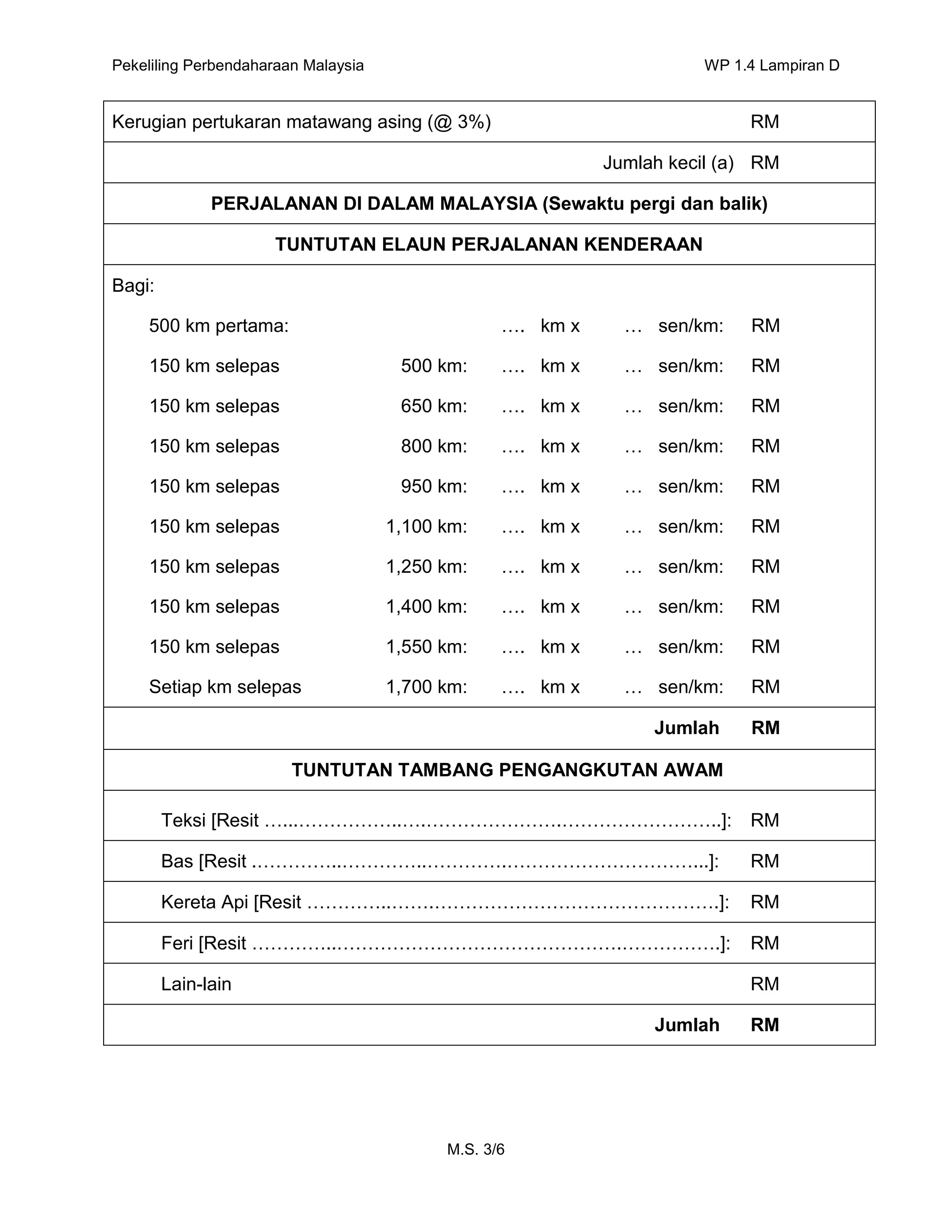 WP 1.4: Elaun bayaran anggota perkhidmatan awam | PDF