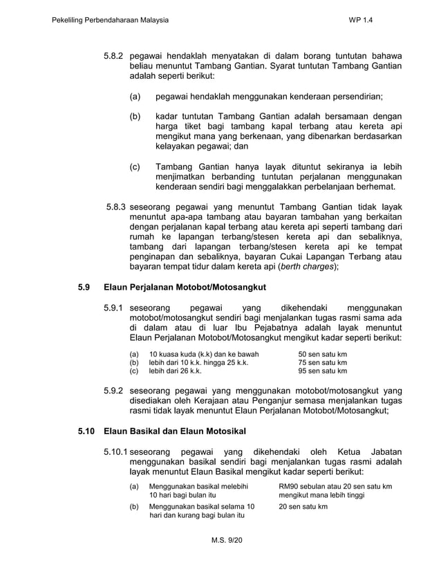 WP 1.4: Elaun bayaran anggota perkhidmatan awam | PDF