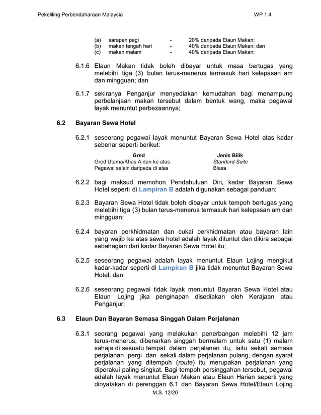 WP 1.4: Elaun bayaran anggota perkhidmatan awam | PDF