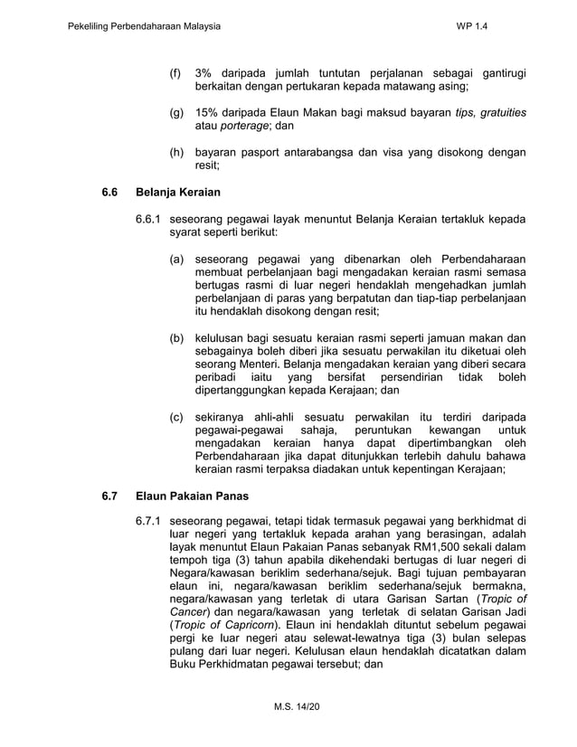 WP 1.4: Elaun bayaran anggota perkhidmatan awam | PDF