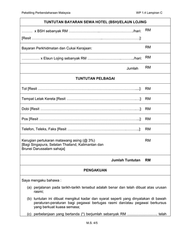 WP 1.4: Elaun bayaran anggota perkhidmatan awam | PDF