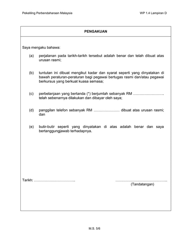 WP 1.4: Elaun bayaran anggota perkhidmatan awam | PDF