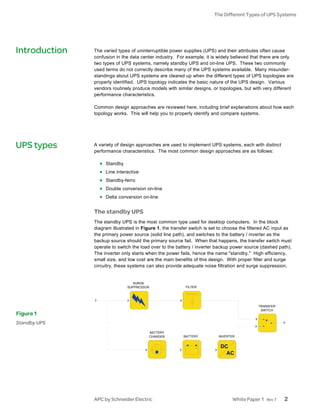 WP1 UPS Topologies | PDF