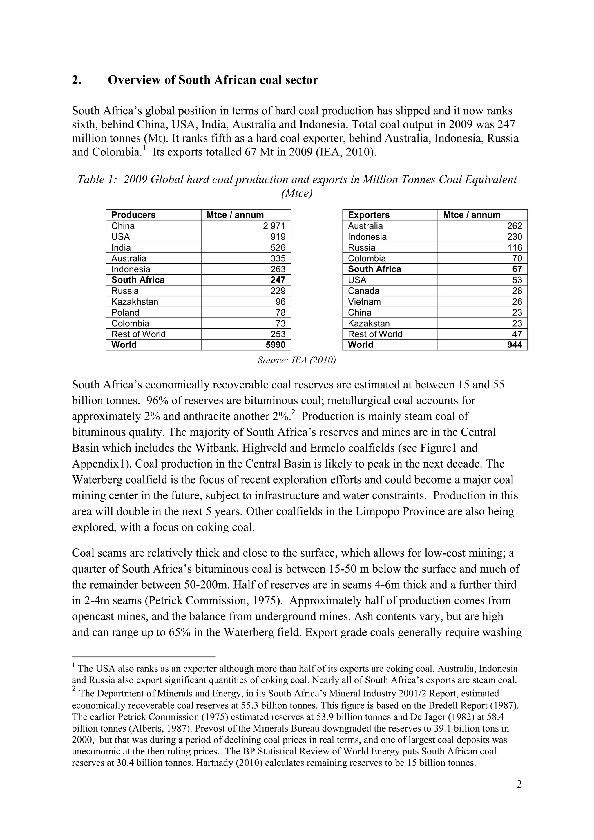 Wp 100 eberhard_future_of_south_african_coal | PDF