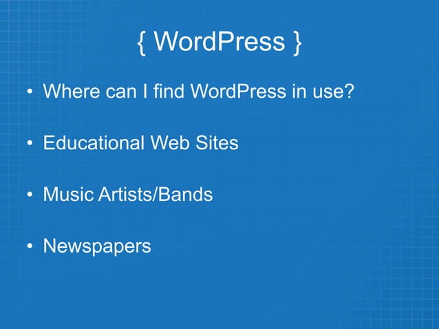 WP 101 - WordPress Basics | PPTX | Internet | Computing