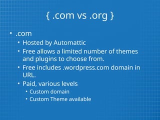 Introduction to WordPress Basics - WP 101 | PPT