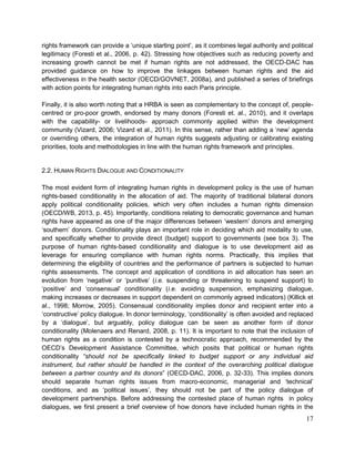 INTEGRATING HUMAN RIGHTS IN DEVELOPMENT POLICY: MAPPING DONOR ...