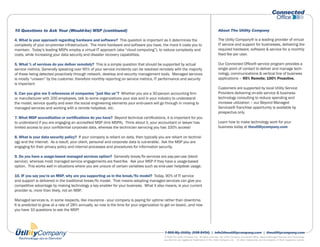 Whitepaper: 10 MSP Questions | PPT