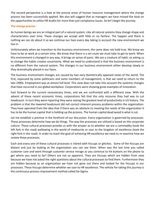 White Paper: Achieving HR Excellence through Six Sigma | DOC
