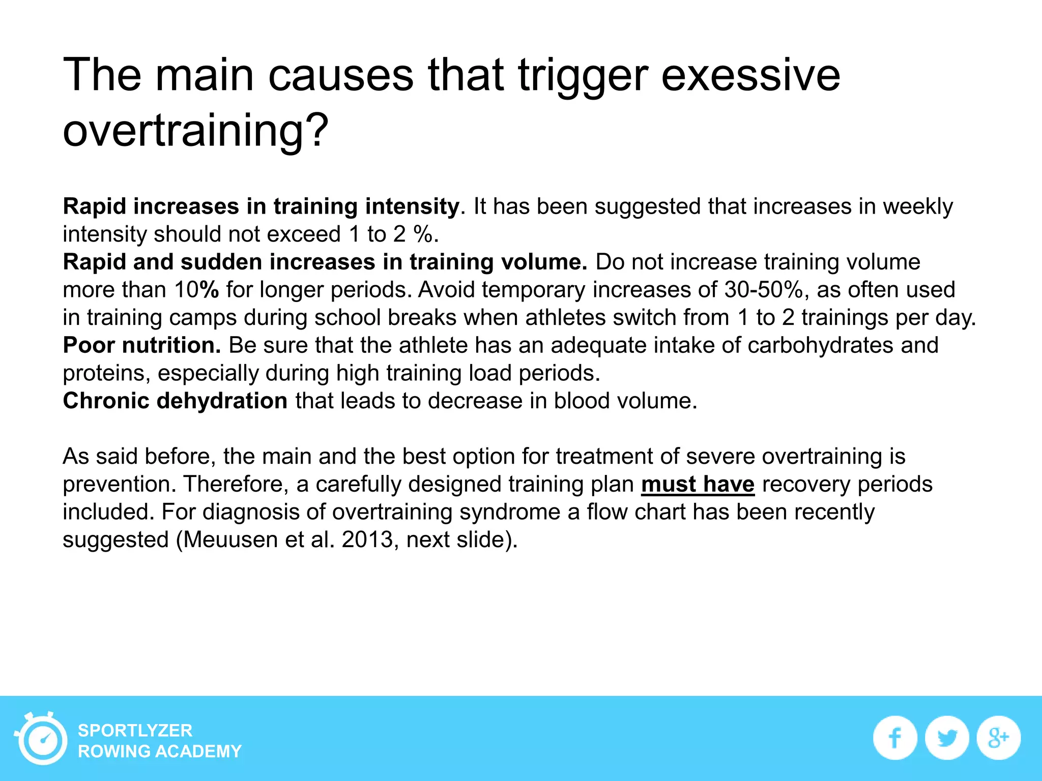 Symptoms of overtraining | PPTX